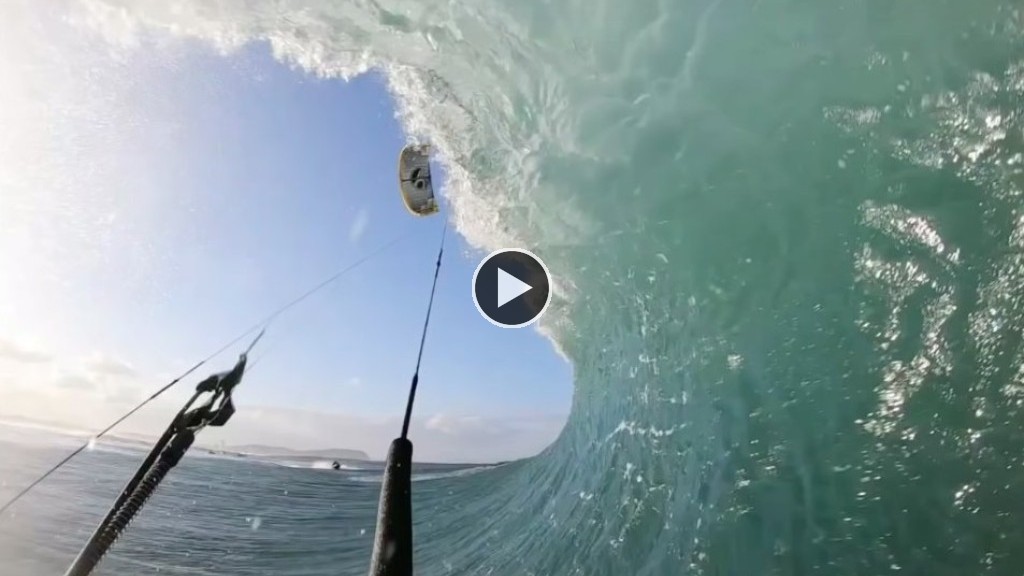 Keahi breaks down the best ever kite barrel (Cabrinha Kitesurfing ...