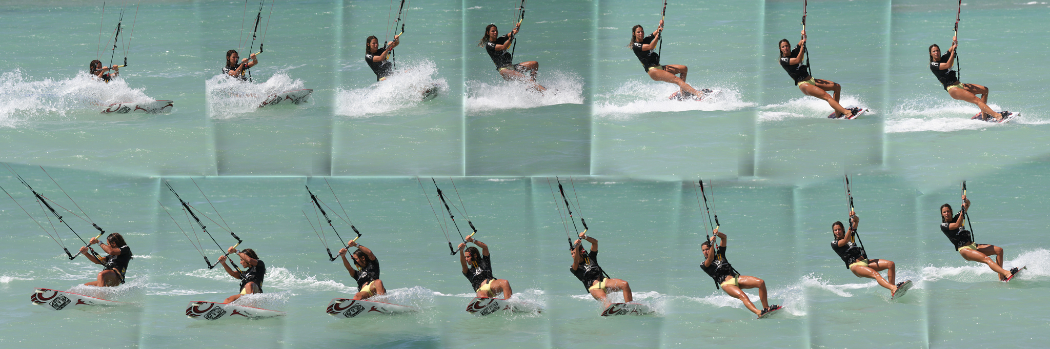How to Slide Turn | Kitesurfing Technique » Beginner | Free Kitesurfing ...